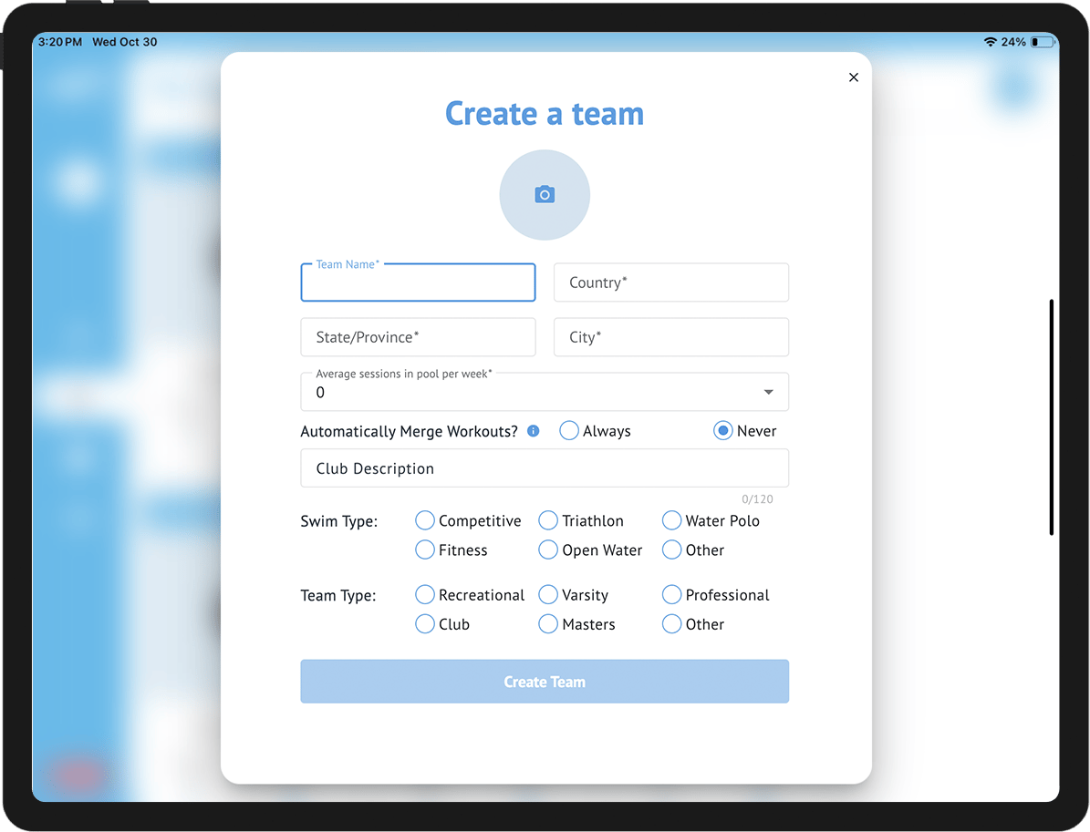 Create a Team
